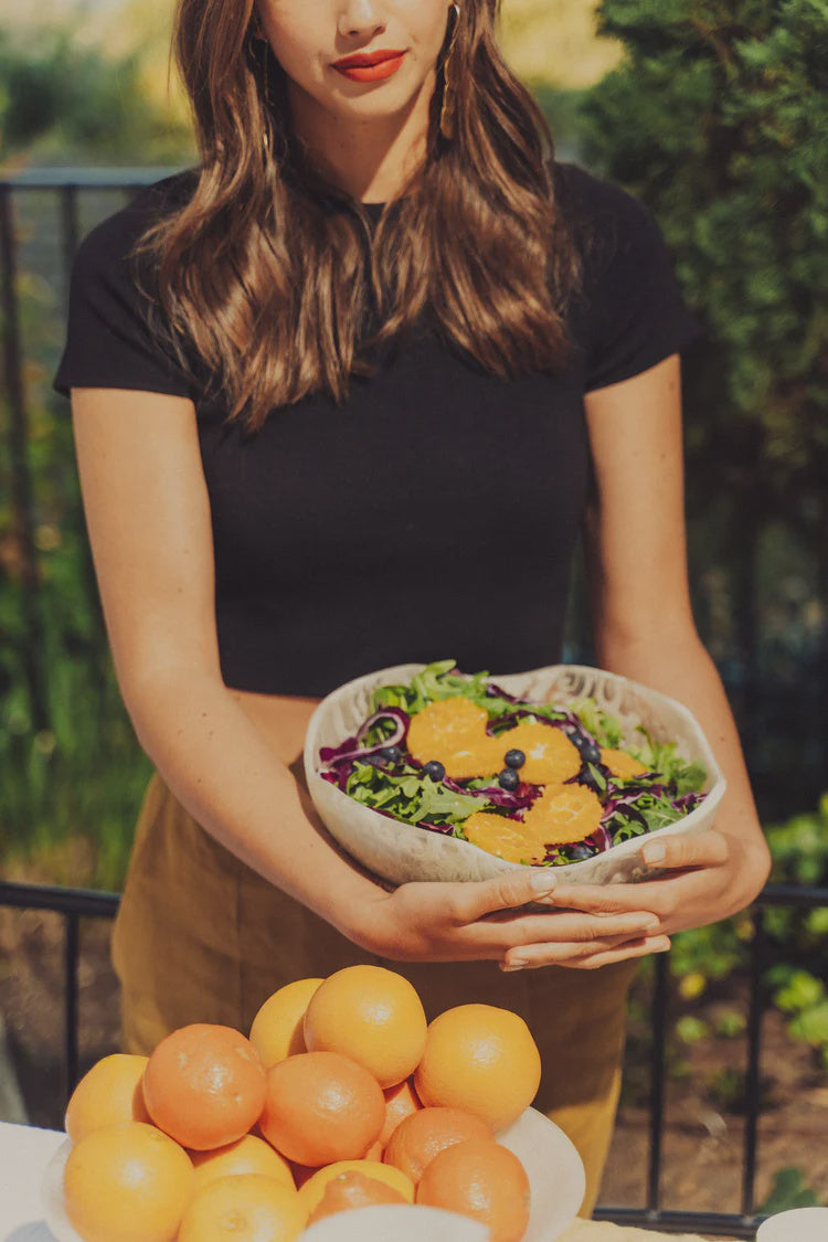 Flow Resin Salad Bowl | Peach Blush – Love Persimmon