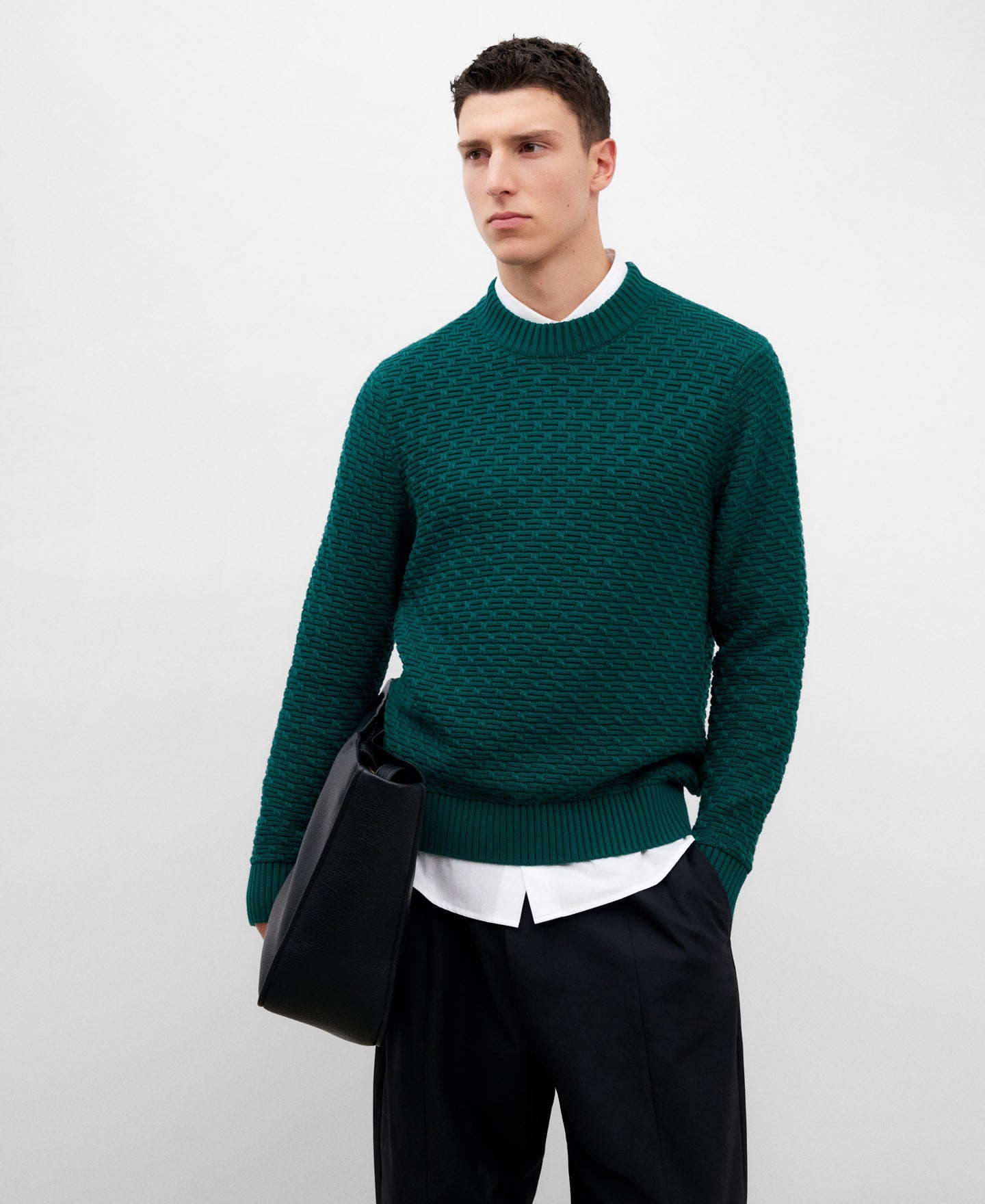 Cotton Crew Neck Men's Sweater – Love Persimmon