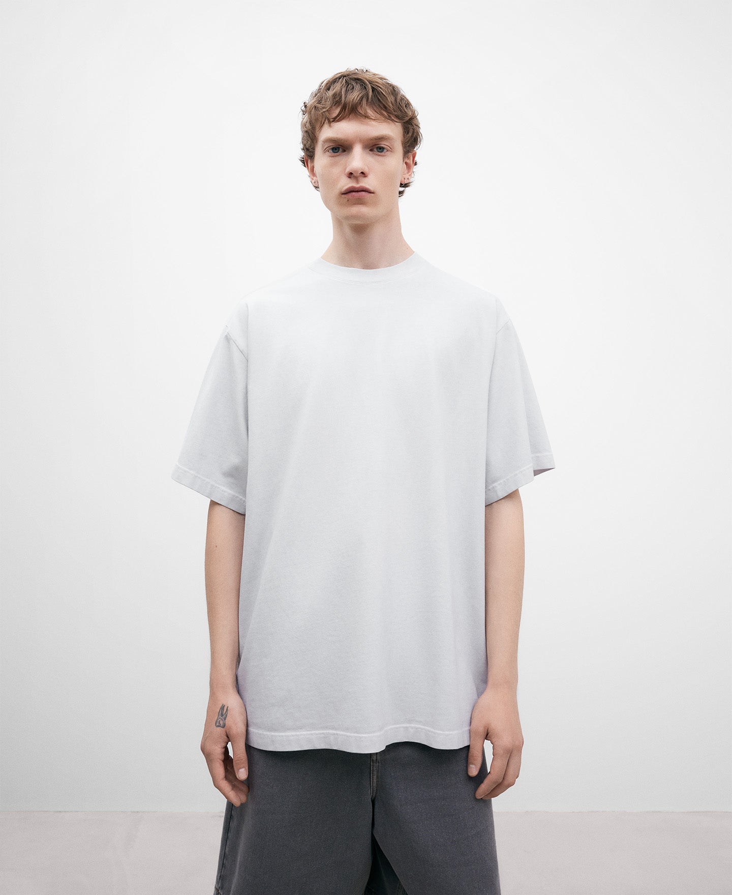 Grey Cotton T-Shirt For Men – Love Persimmon