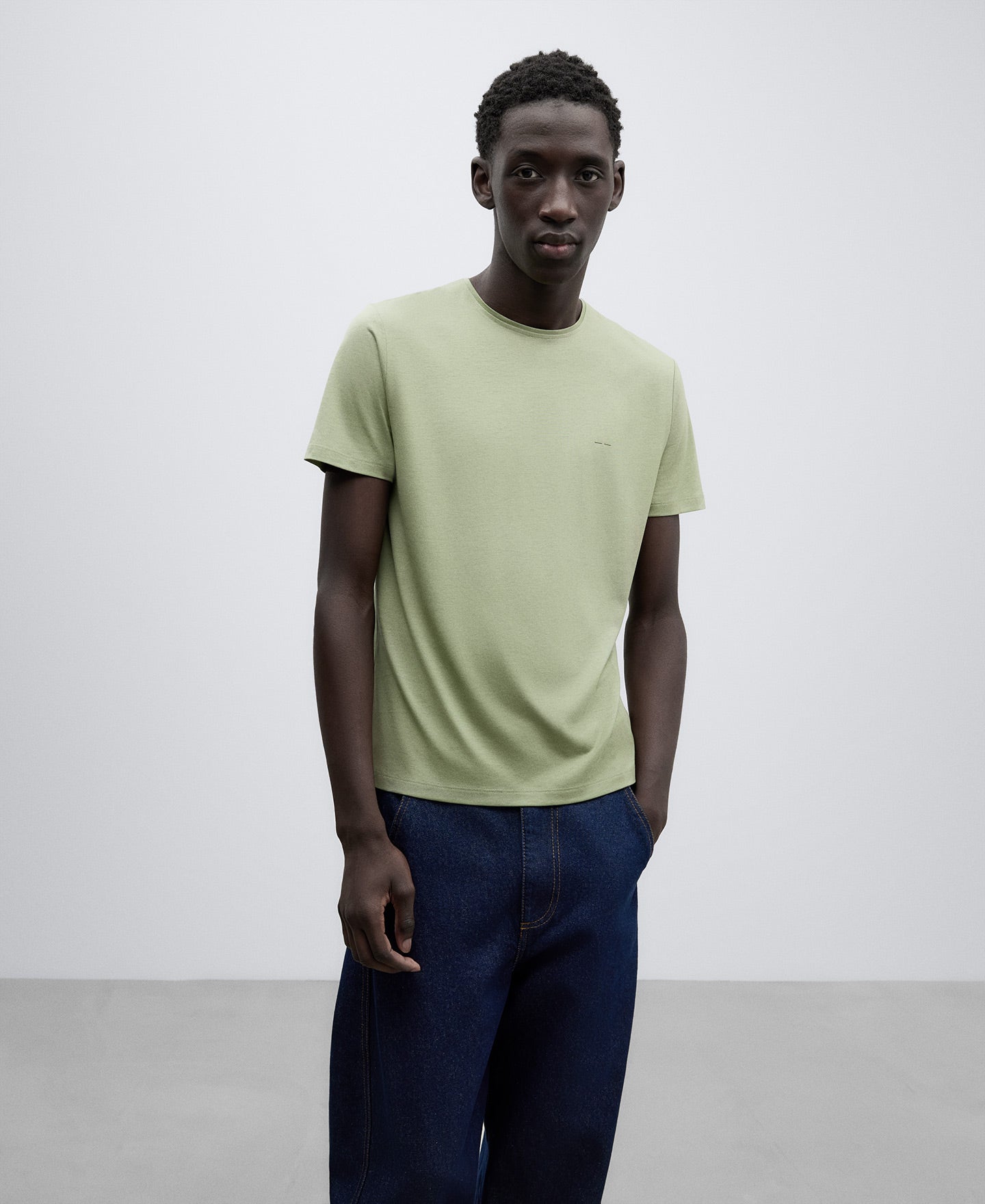 Light Green Crew Neck T-Shirt – Love Persimmon