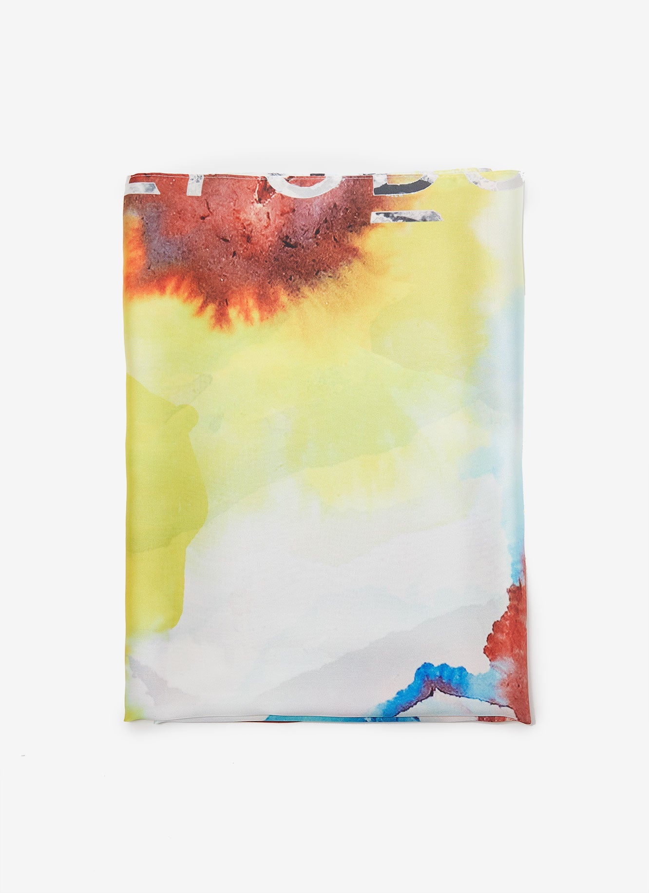 Multicolor Scarf With Flower Print – Love Persimmon