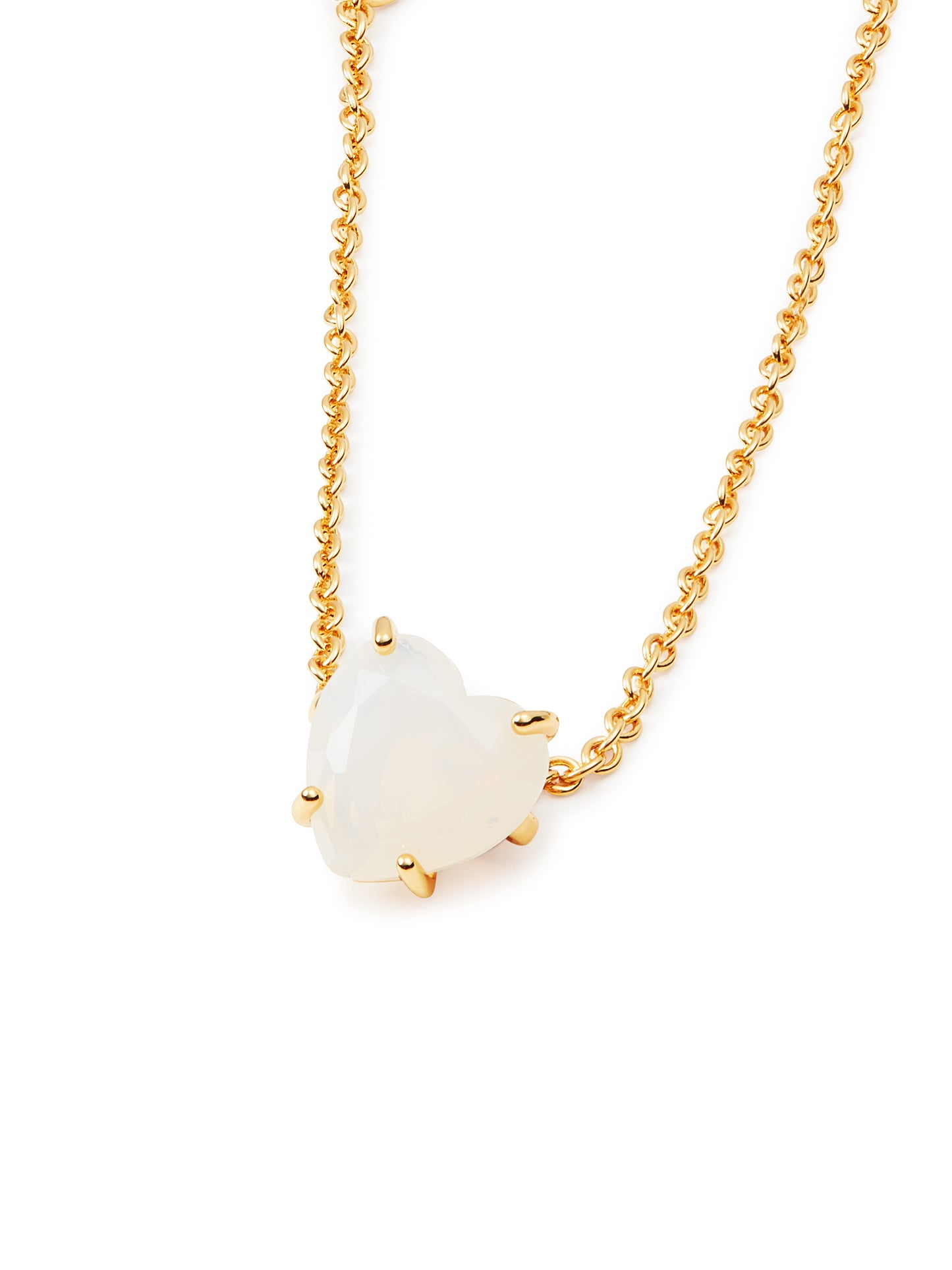 Fine Opalescent White Diamantine Heart Stone Bracelet | AULD2531 – Love ...