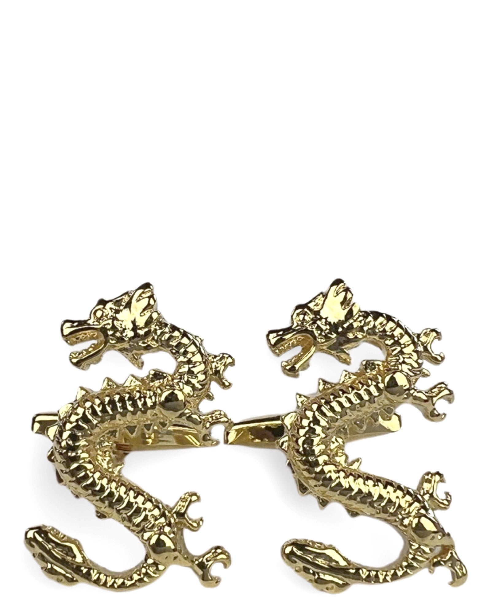 Chinese Dragon Cufflink - Gold – Love Persimmon