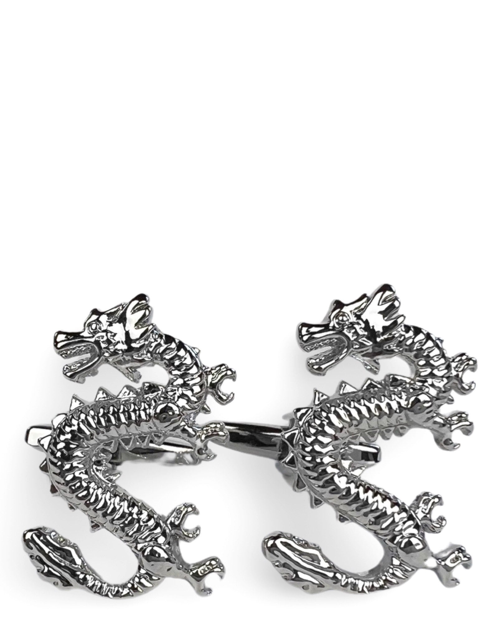 Chinese Dragon Cufflink - Silver – Love Persimmon