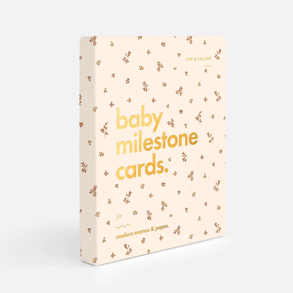Baby Milestone Cards Broderie – Love Persimmon