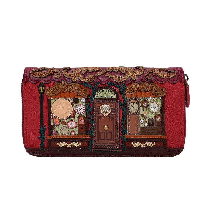 Tick Tock Clock Shop Large Ziparound Wallet – Love Persimmon