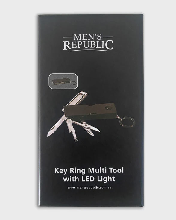Men's Republic | Key Ring Multi Tool With LED Light / Black – Love ...