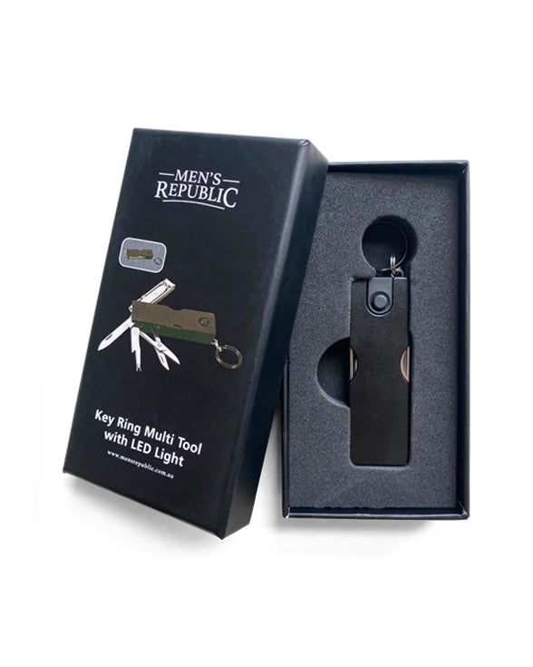 Men's Republic | Key Ring Multi Tool With LED Light / Black – Love ...