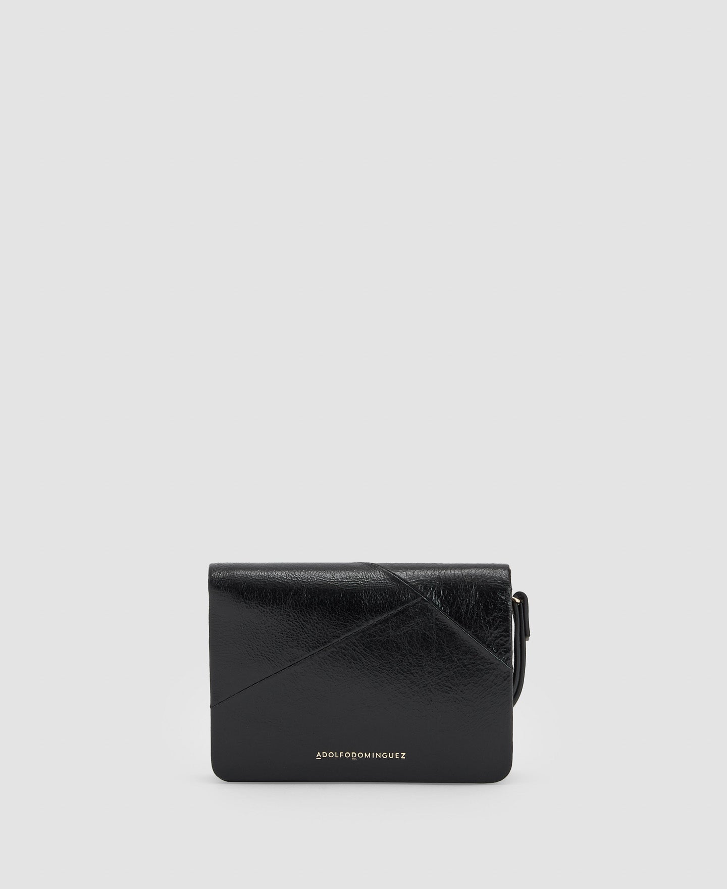 Black Cracked Leather Medium Wallet – Love Persimmon