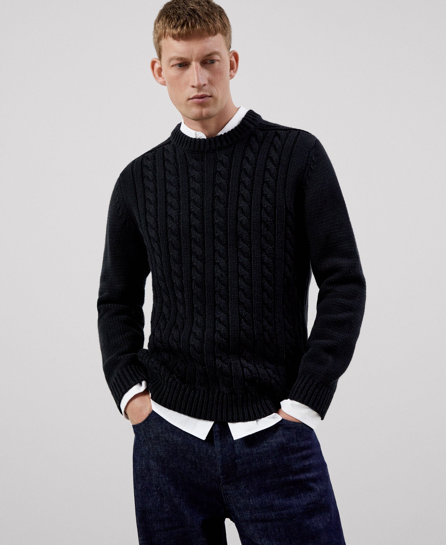 Black Jersey Sweater for Men – Love Persimmon