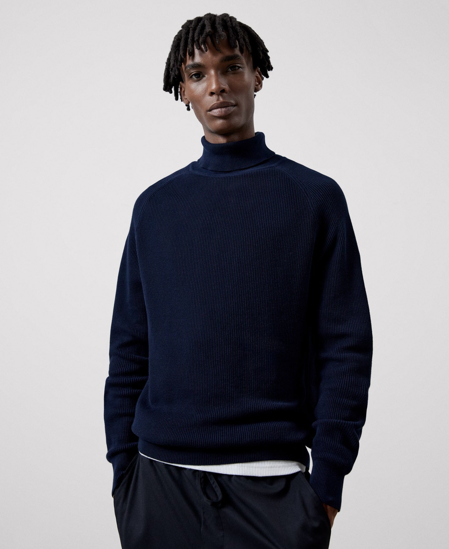 Blue Melange Sweater – Love Persimmon