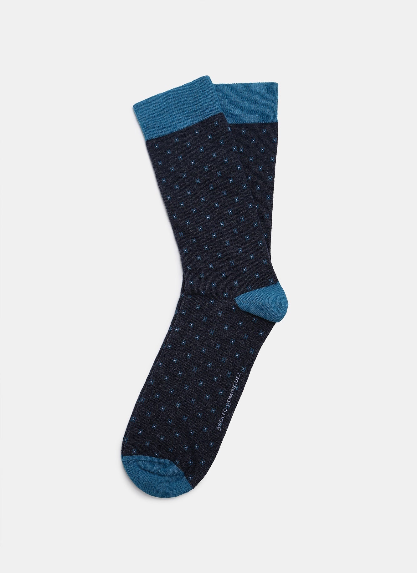 Grey/Blue Low Cut Socks With Micro Motif – Love Persimmon